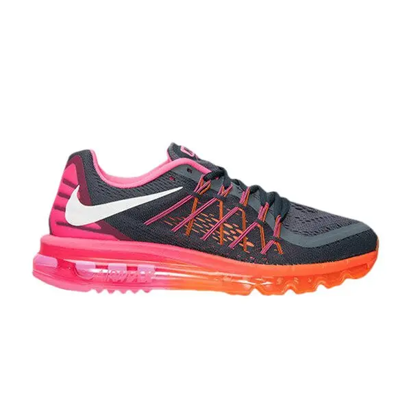 Nike Wmns Air Max 2015 'classic Charcoal Pink Pow Orange - Black