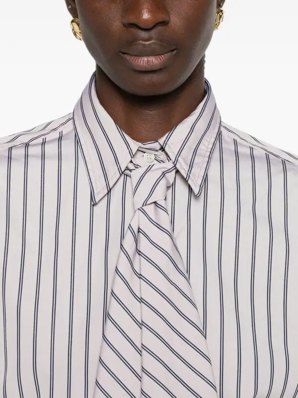 Brunello Cucinelli Striped Cotton Shirt