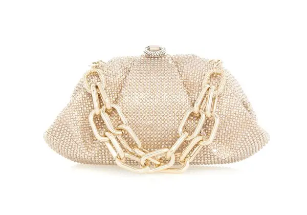 Judith Leiber Gemma Crystal Clutch - Beige