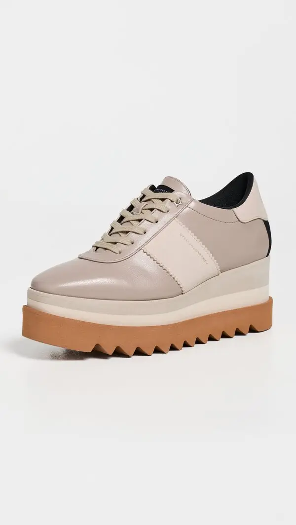 Stella McCartney Sneakelyse Grainy Eco Alter Mat + Suede W/ Micro Outsole