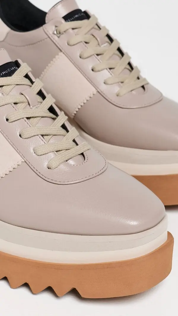 Stella McCartney Sneakelyse Grainy Eco Alter Mat + Suede W/ Micro Outsole