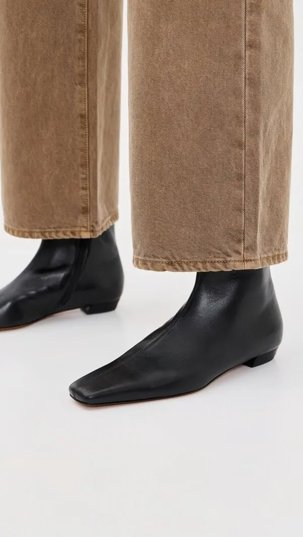 Proenza Schouler Trap Flat Ankle Boots