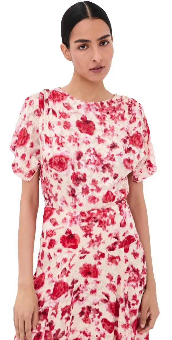 Isabel Marant Étoile Hervane Top - Ecru/pink