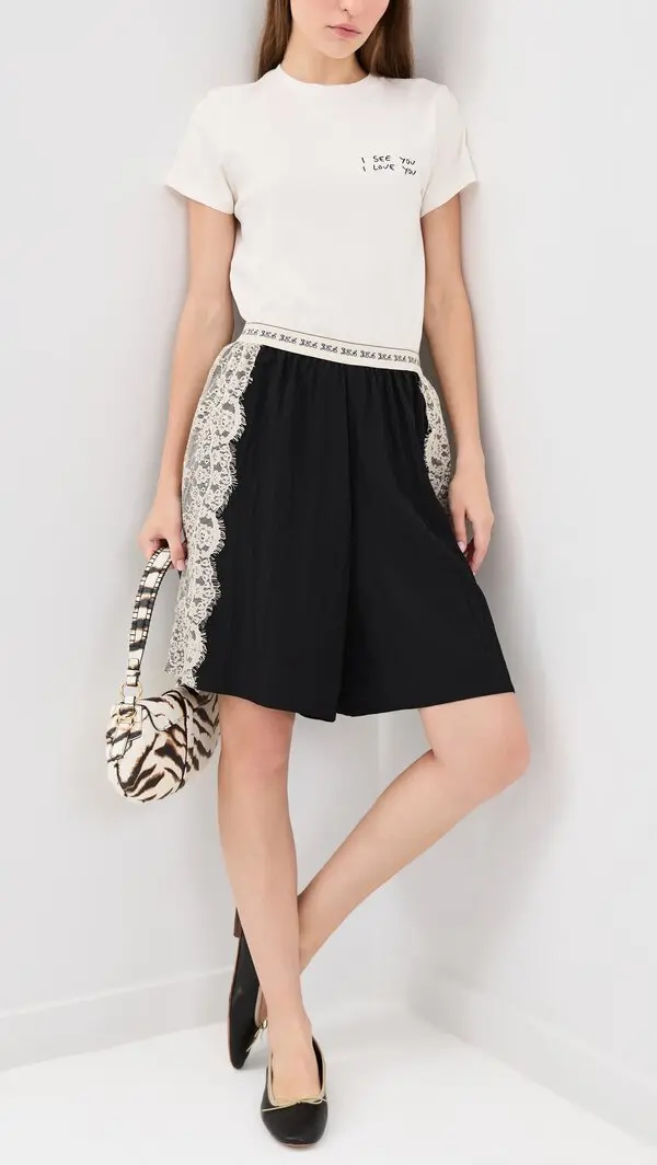 Sea Lisette Solid Knee Shorts