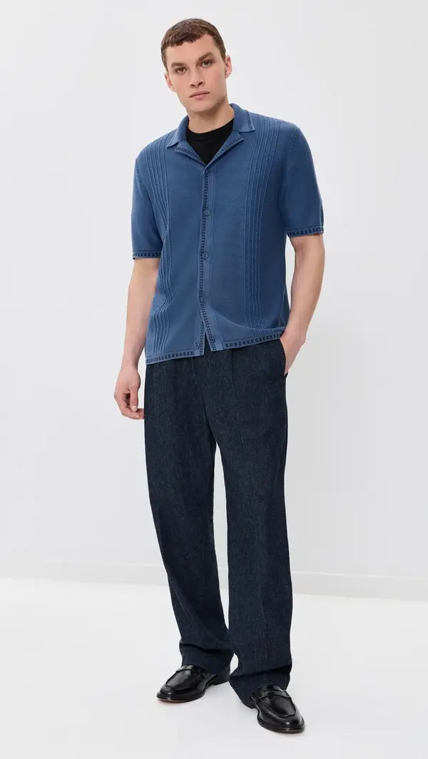 WAX LONDON Ivy Knit Shirt