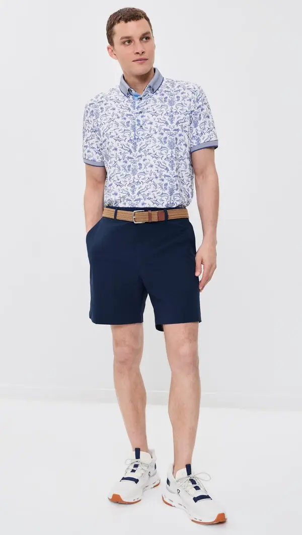 Greyson Coral Curiosities Polo