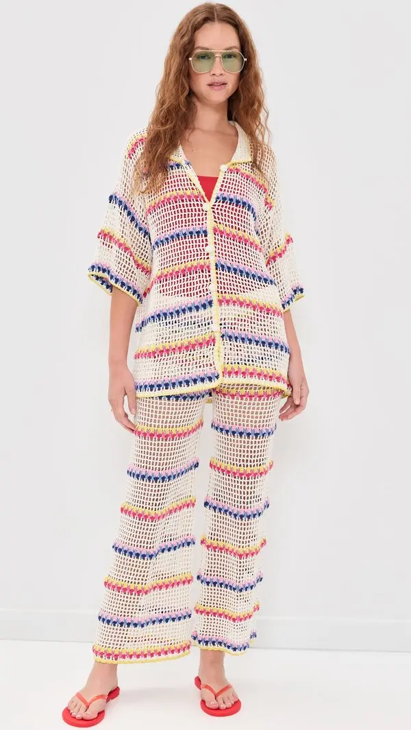 Celiab Iren Crochet Pants