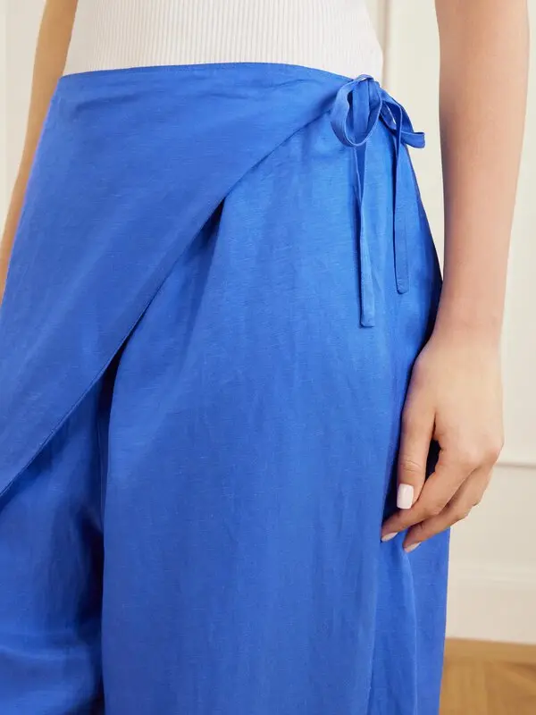 Polo Ralph Lauren Tie-detailed Woven Balloon Pants
