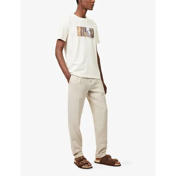 Gant Graphic- Print Crewneck Cotton T-shirt