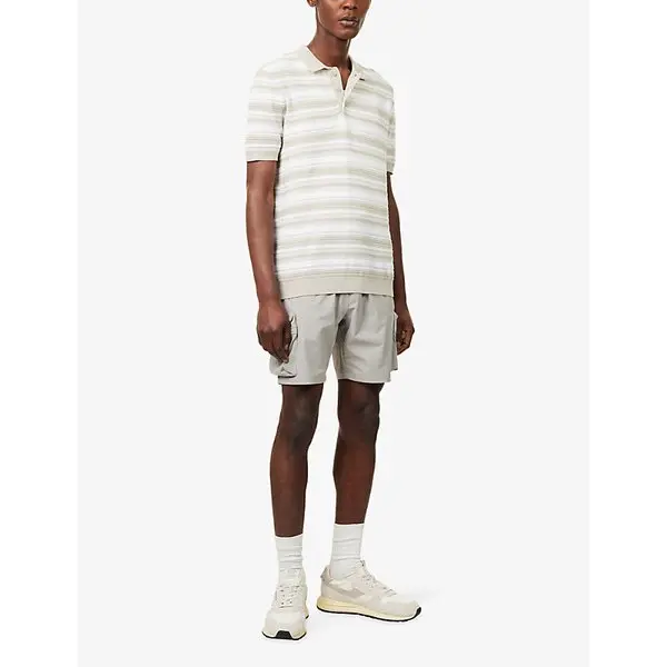ARNE Bellano Short-sleeve Cotton Knitted Polo Shirt