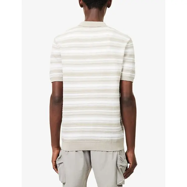 ARNE Bellano Short-sleeve Cotton Knitted Polo Shirt