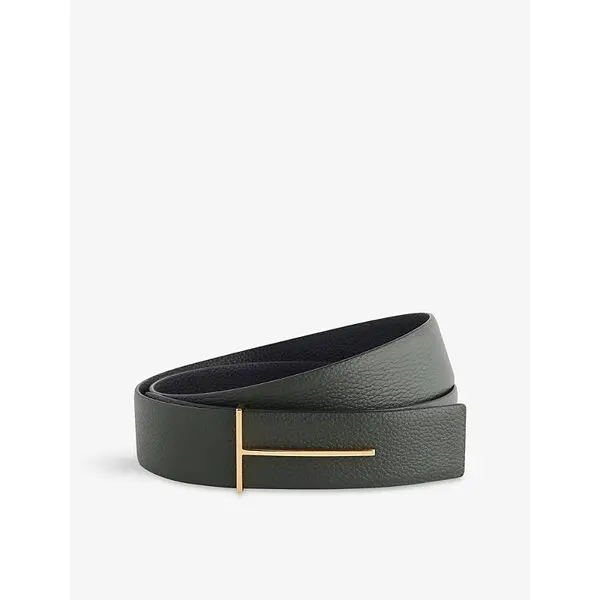 TOM FORD Slim-t Reversible Leather Belt
