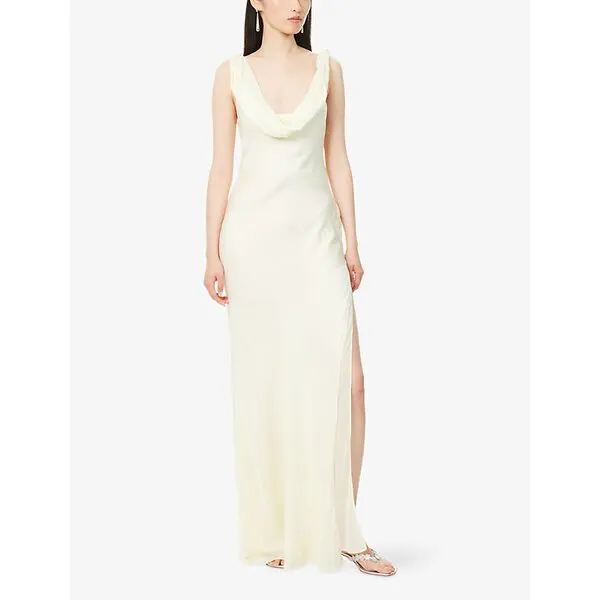 RAT AND BOA Navarra Jacquard Woven Maxi Dress