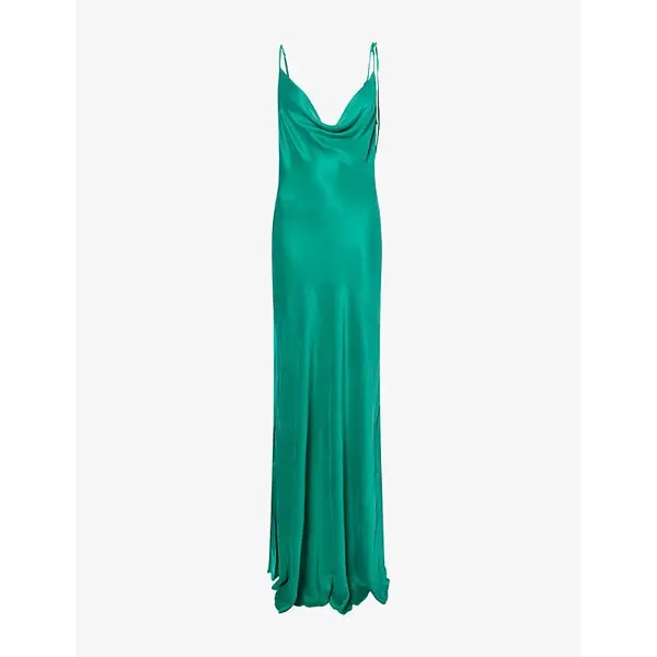 RAT AND BOA Ophelia Chained Maxi Gown - Green