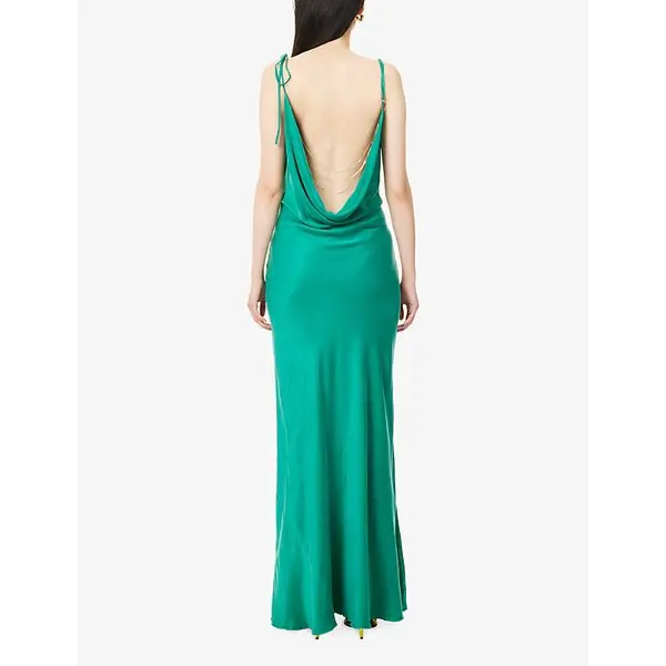 RAT AND BOA Ophelia Chained Maxi Gown