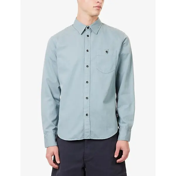 Rag & Bone Tomlin Long-sleeve Cotton-blend Shirt