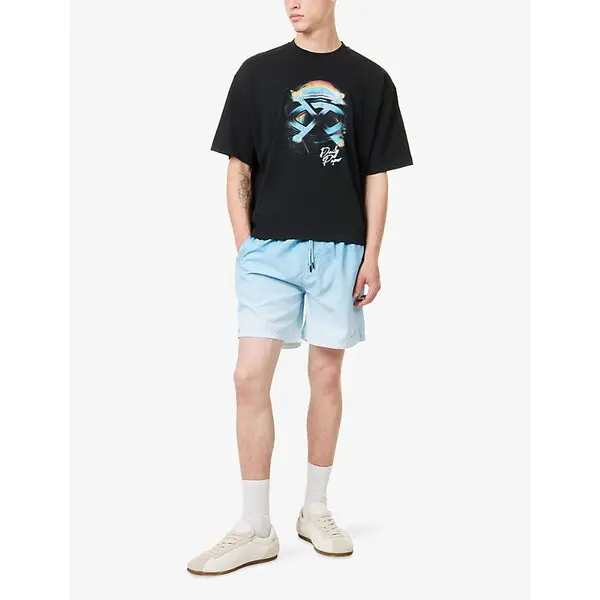 DAILY PAPER Shield Helmet Graphic-print Cotton T-shirt