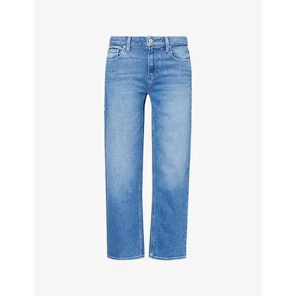 Paige Mason Ankle Straight-leg Cotton Denim Jeans - Eames