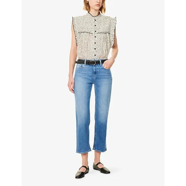 Paige Mason Ankle Straight-leg Cotton Denim Jeans - Eames