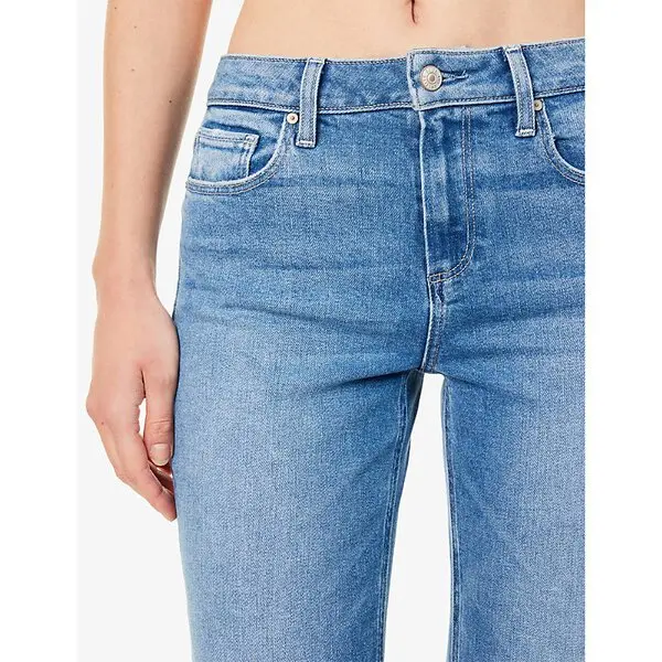 Paige Mason Ankle Straight-leg Cotton Denim Jeans - Eames