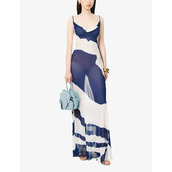 RAT AND BOA Aralia Printed Woven Maxi Dress