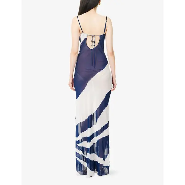 RAT AND BOA Aralia Printed Woven Maxi Dress