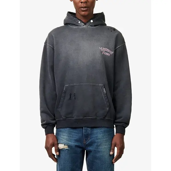 REPRESENT Duality Logo-print Cotton Hoody
