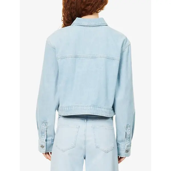 Paige Michele Cropped Denim Jacket