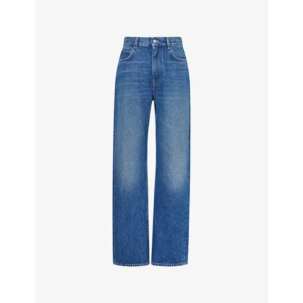 THE ROW Vanya Straight-leg Denim Jeans - Medium Indigo
