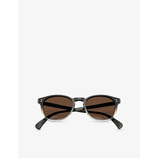 Oliver Spencer Finley Round-frame Acetate Sunglasses
