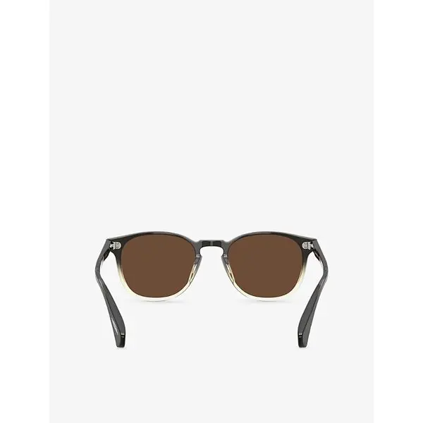 Oliver Spencer Finley Round-frame Acetate Sunglasses