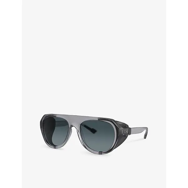 FERRARI Fh2002qu Pilot-frame Injected Sunglasses - Grey