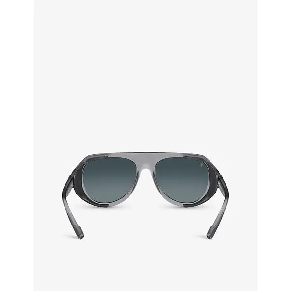FERRARI Fh2002qu Pilot-frame Injected Sunglasses - Grey