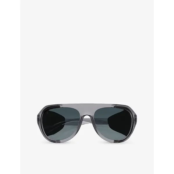 FERRARI Fh2002qu Pilot-frame Injected Sunglasses - Grey