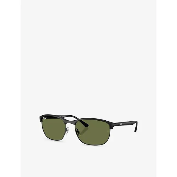 Ray-ban Rb4469 Square-frame Polarised Sunglasses
