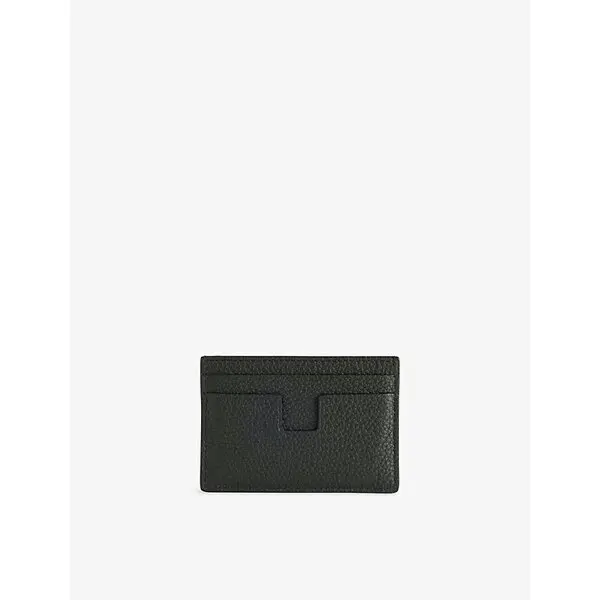 TOM FORD T-line Classic Leather Card Holder