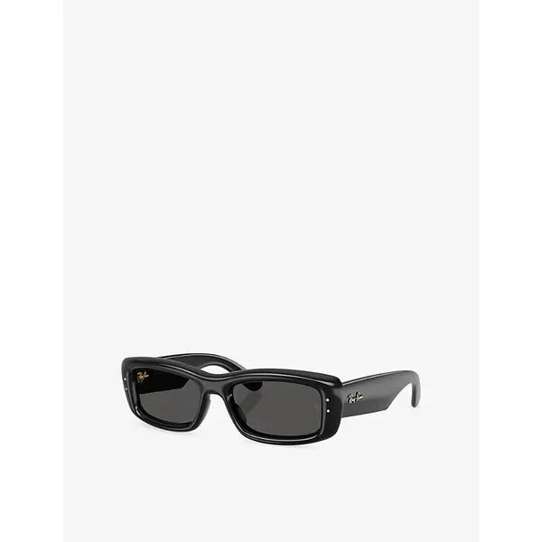 Ray-ban Rb4944 Rectangle-frame Acetate Sunglasses