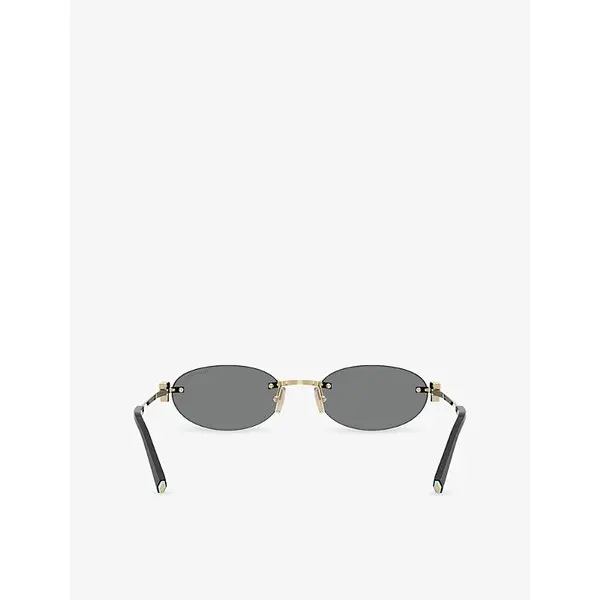 Tiffany & Co. Tf3119d Oval Metal Sunglasses