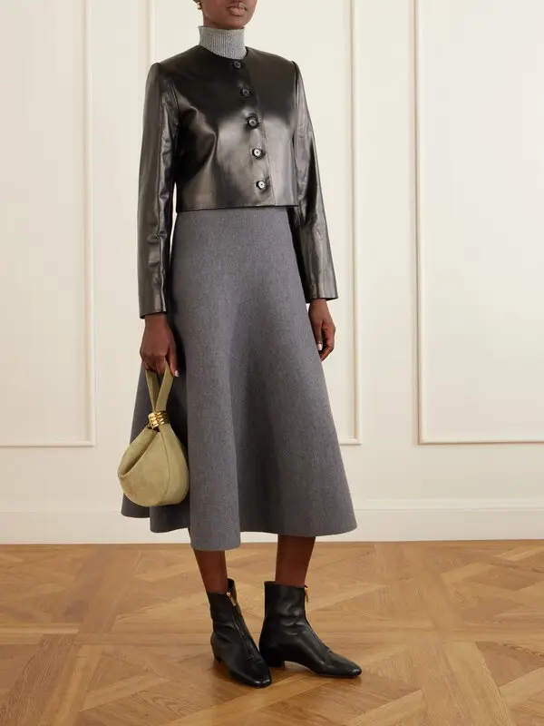 Brandon Maxwell The Ryder Leather Jacket