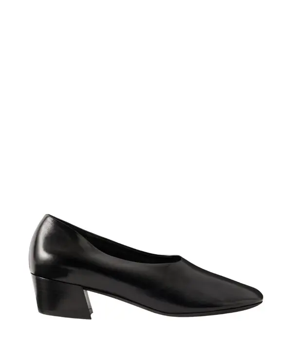 Khaite Marcy Leather Pumps - Black