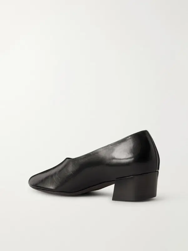 Khaite Marcy Leather Pumps - Black