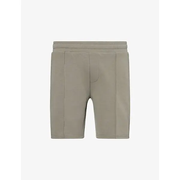 ARNE Everyday Luxe Cotton-jersey Shorts - Olive