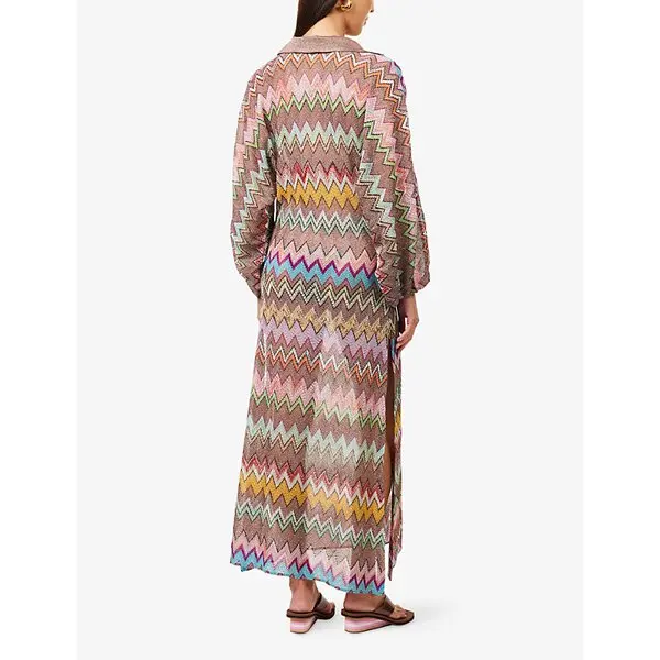 Missoni Deep-v Lamé Knitted Cover-up
