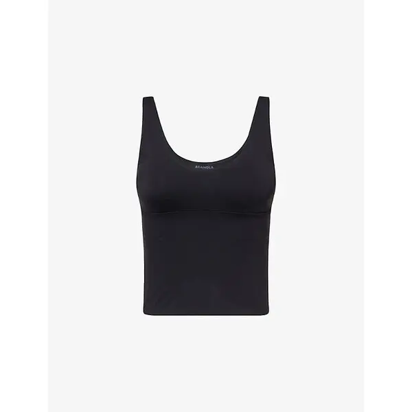 ADANOLA Ultimate V-neck Jersey Top - Black