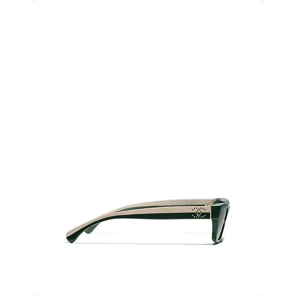 Chanel Ch5564b Rectangular-frame Acetate Sunglasses