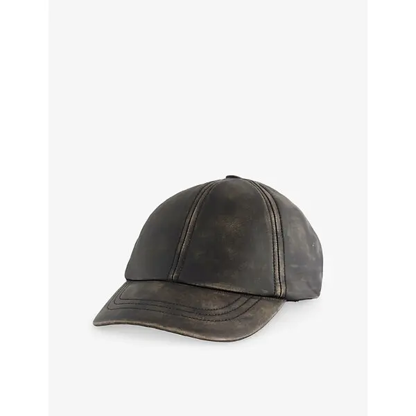 FOUND Distressed Leather Cap