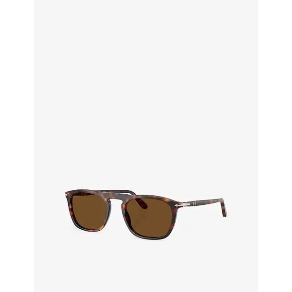 Persol Square-frame Acetate Sunglasses - Brown