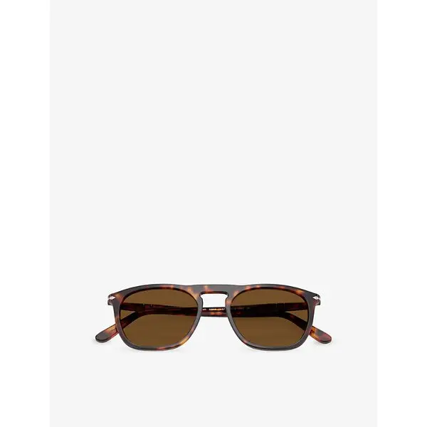 Persol Square-frame Acetate Sunglasses - Brown