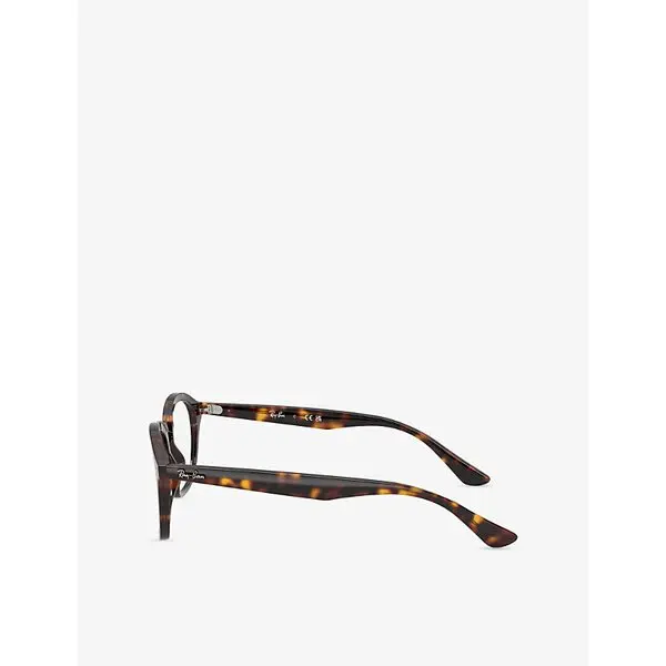 Ray-ban Rb5451 Round-frame Tortoiseshell Acetate Optical Glasses