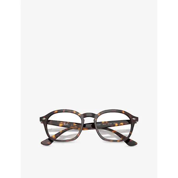 Ray-ban Rb5451 Round-frame Tortoiseshell Acetate Optical Glasses